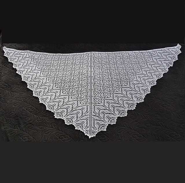12 Elegant Lace Knitting Patterns for Top-Down Shawls