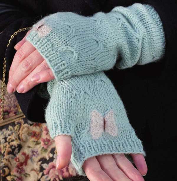 Easy Knitting Pattern for Children's Fingerless Gloves