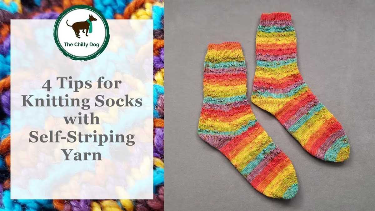 Unleash Your Creativity with Self Striped Yarn Sock Knitting Patterns
