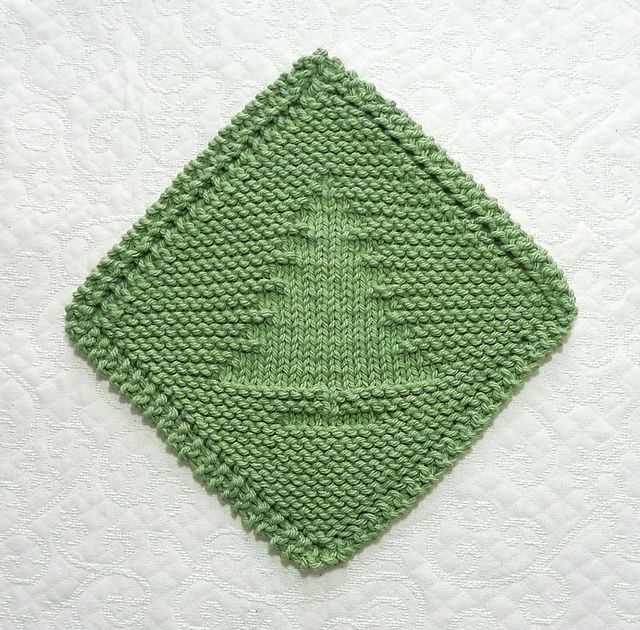 Festive Knitting: Free Christmas Dishcloth Patterns