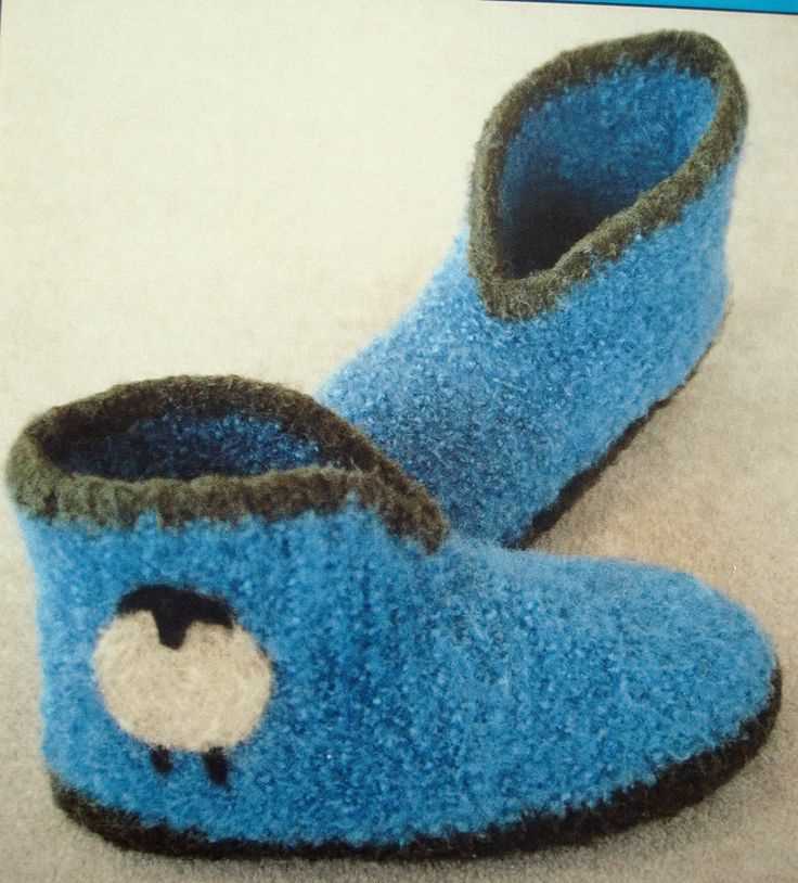 Cozy and Stylish: DIY Felted Knitted Slippers Pattern