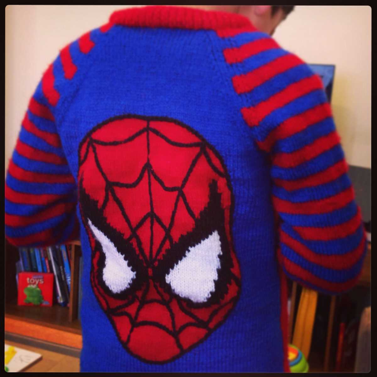 Free Spider Man Knitting Pattern