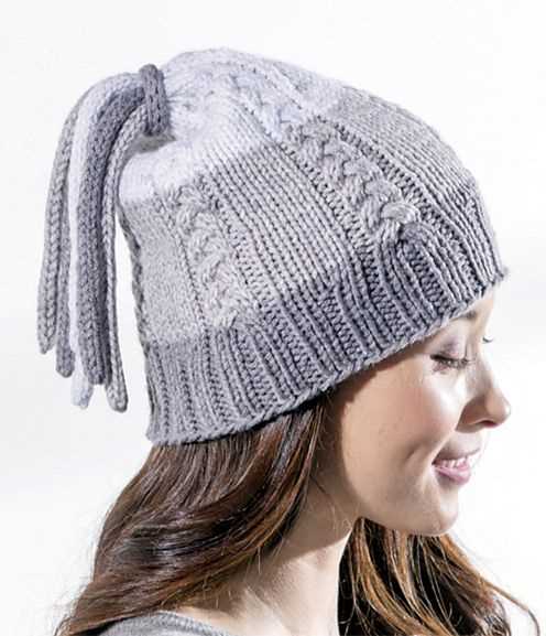 Knit a Stylish Tassel Hat