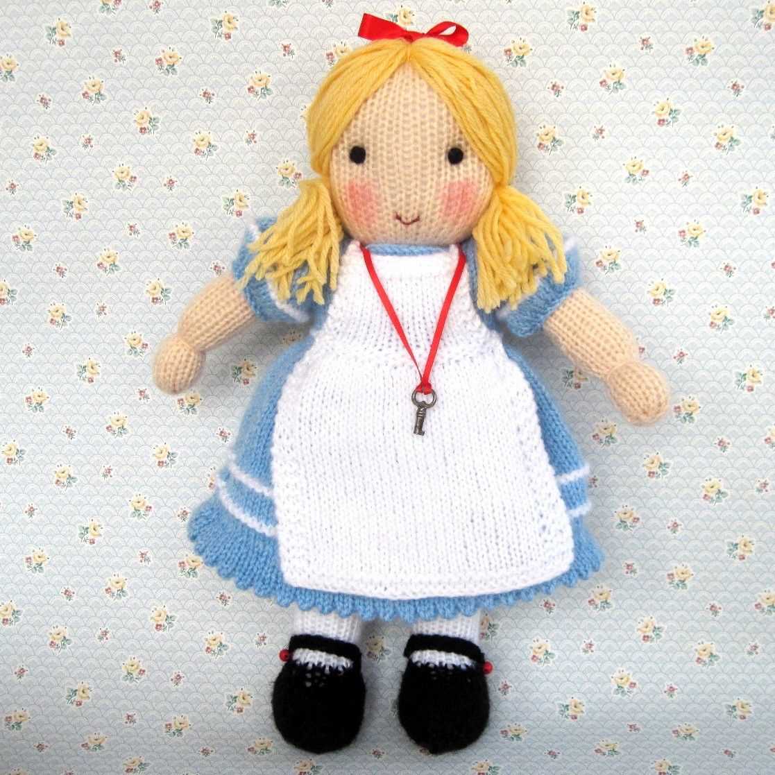 Free downloadable knitted doll patterns