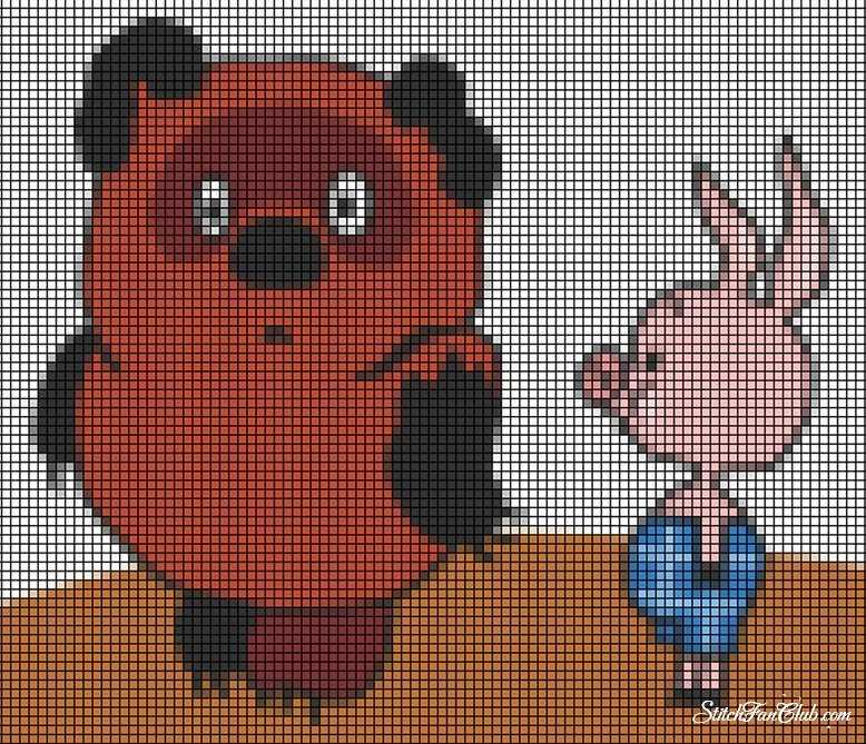 Unique knitting patterns for adorable Winnie the Pooh characters