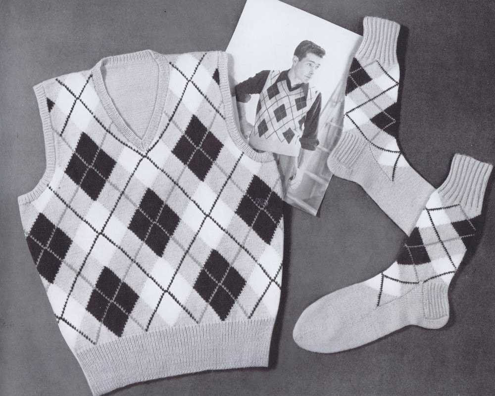 Knit a Stunning Argyle Vest with This Free Pattern!