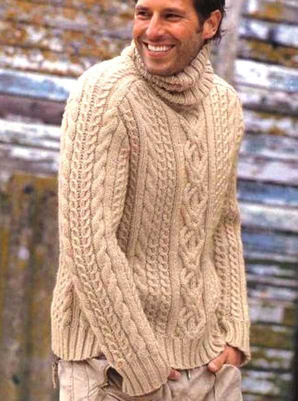 Stylish and Unique Knitting Patterns for Men - Aran Knitting Designs