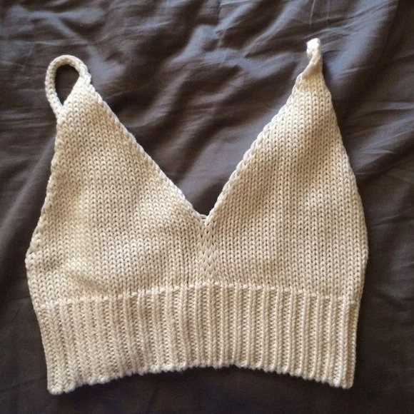 Stylish DIY Knitted Bralette Pattern