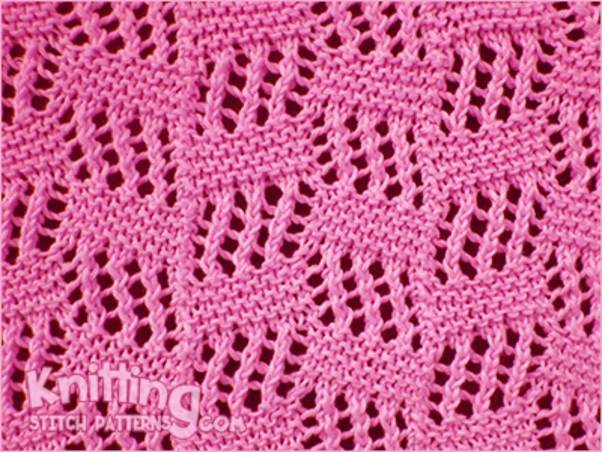 A Simple Guide to Knitting a Delicate Lace Pattern in Just One Row