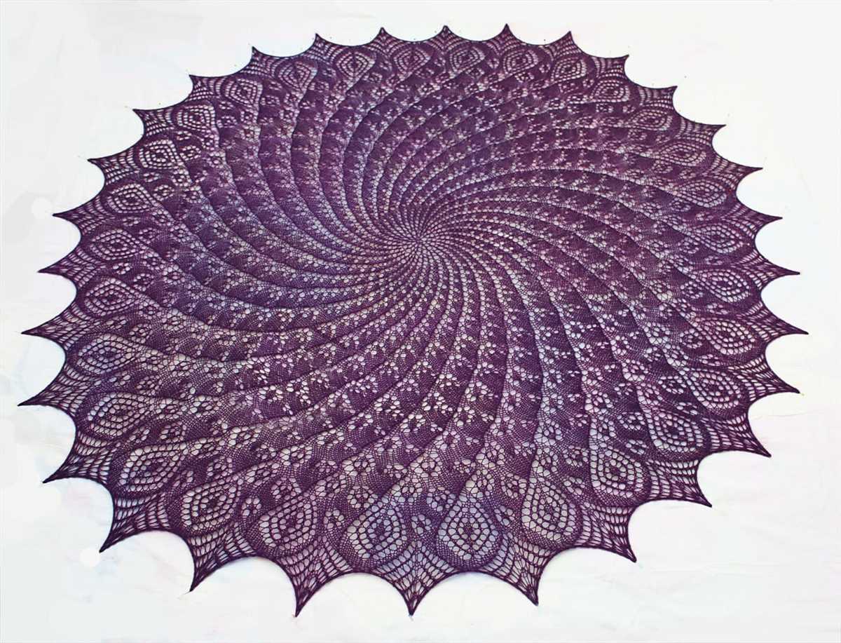 Creating Intricate Circular Lace Knitting Patterns