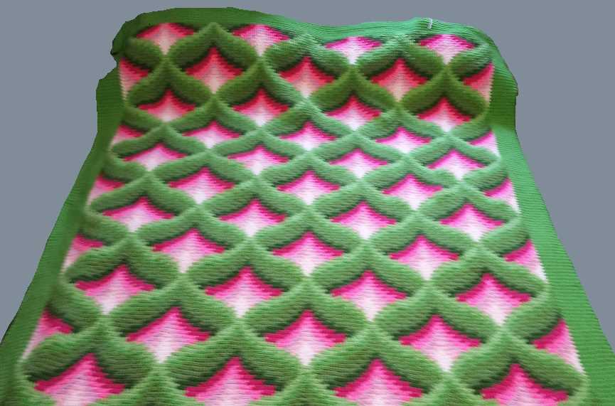 Easy Blanket Knitting Pattern with 3 Vibrant Colors