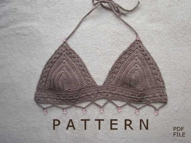 Stylish and Easy-to-Make Knit Bikini Pattern for Free