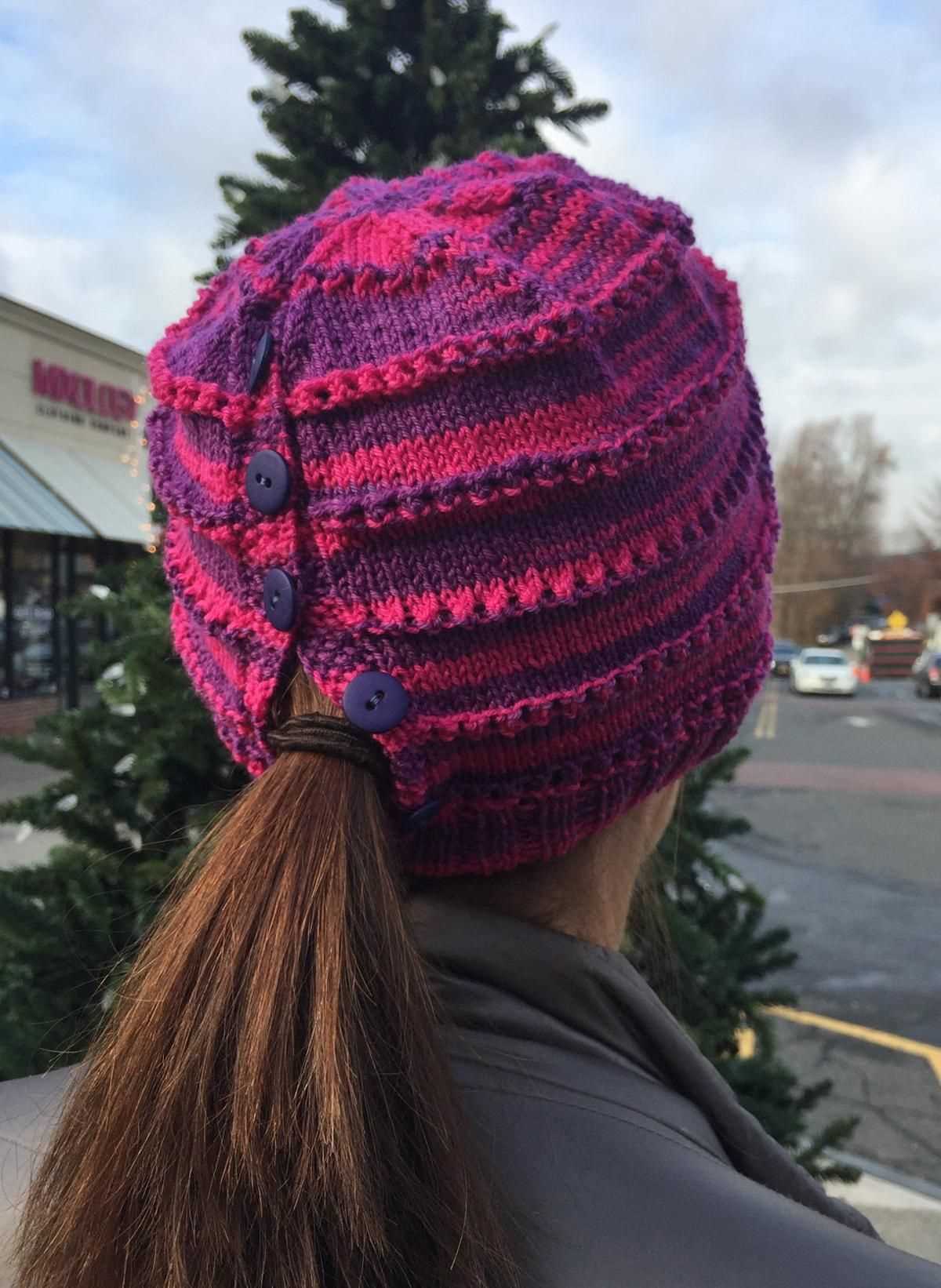 Stylish and Practical: A Knit Hat Pattern with a Ponytail Hole