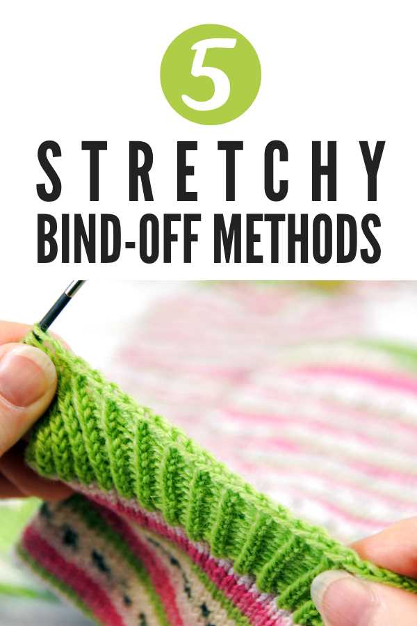 Finishing your knitting project: mastering the binding off technique