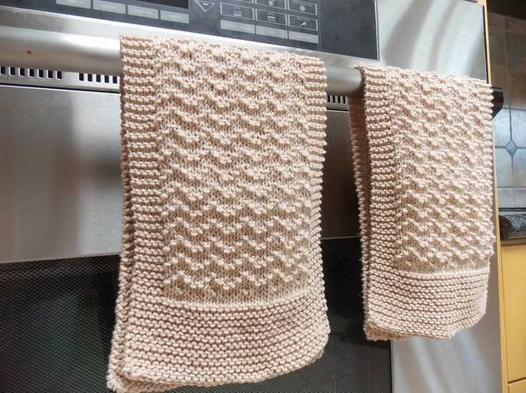 Quick and Simple Knitting Patterns for Dish Towels