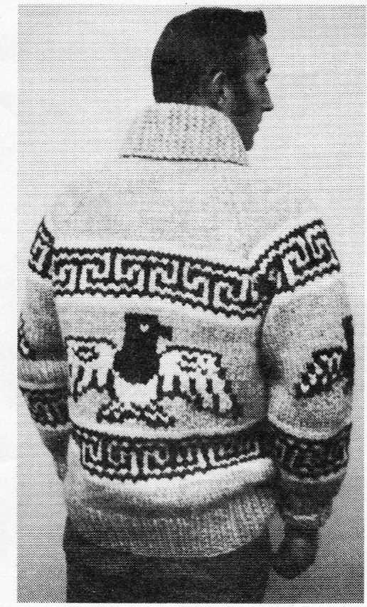 Unique knitting patterns with white buffalo designs