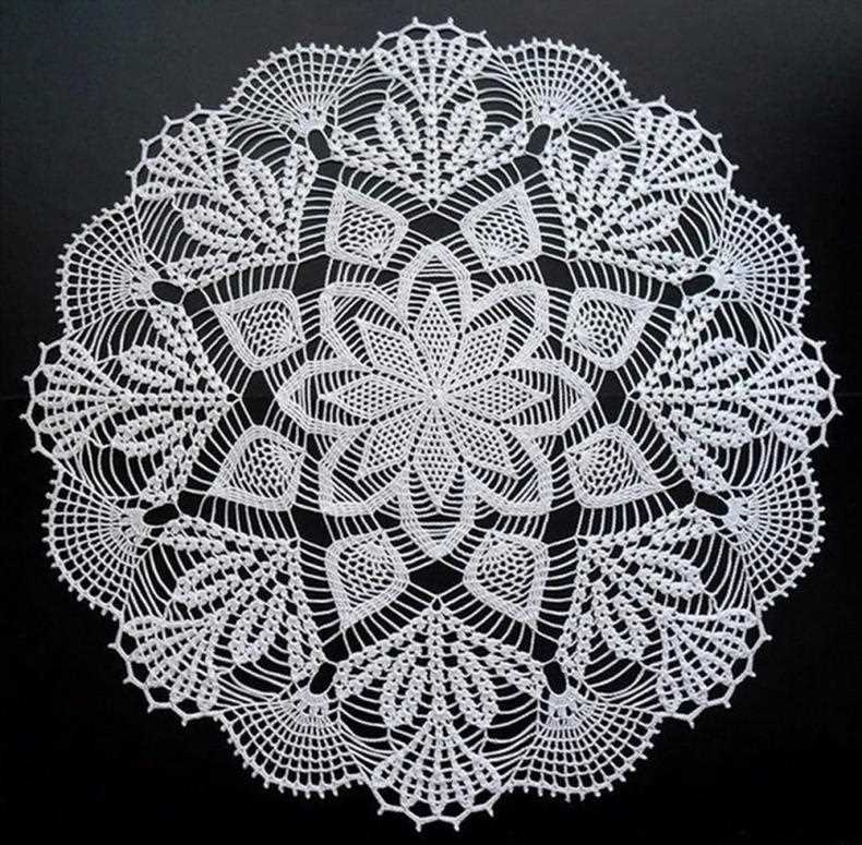 Stunning Knitted Square Doily Patterns at No Cost