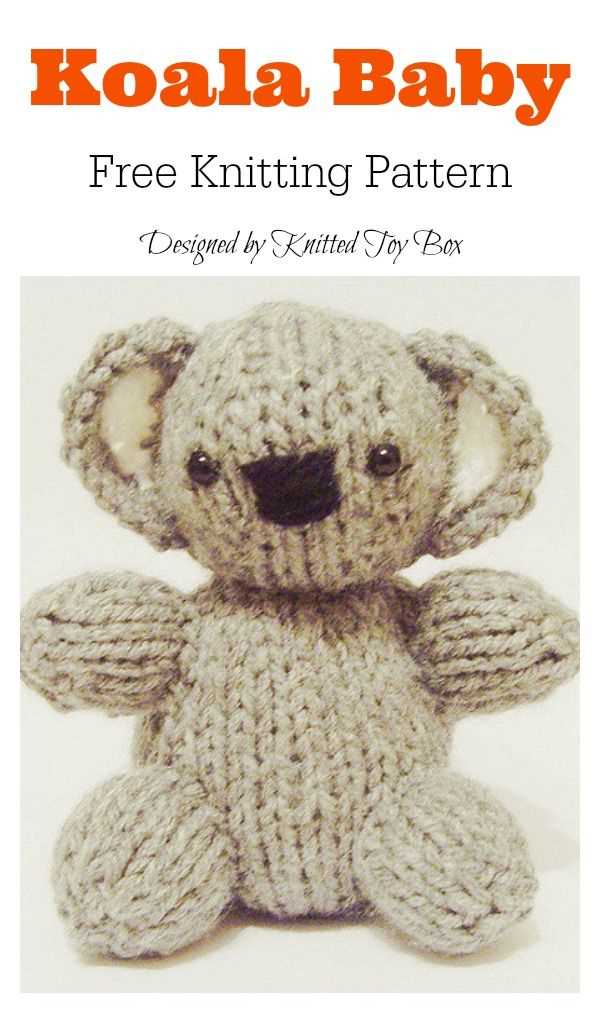 Adorable Koala Bear Knitting Pattern