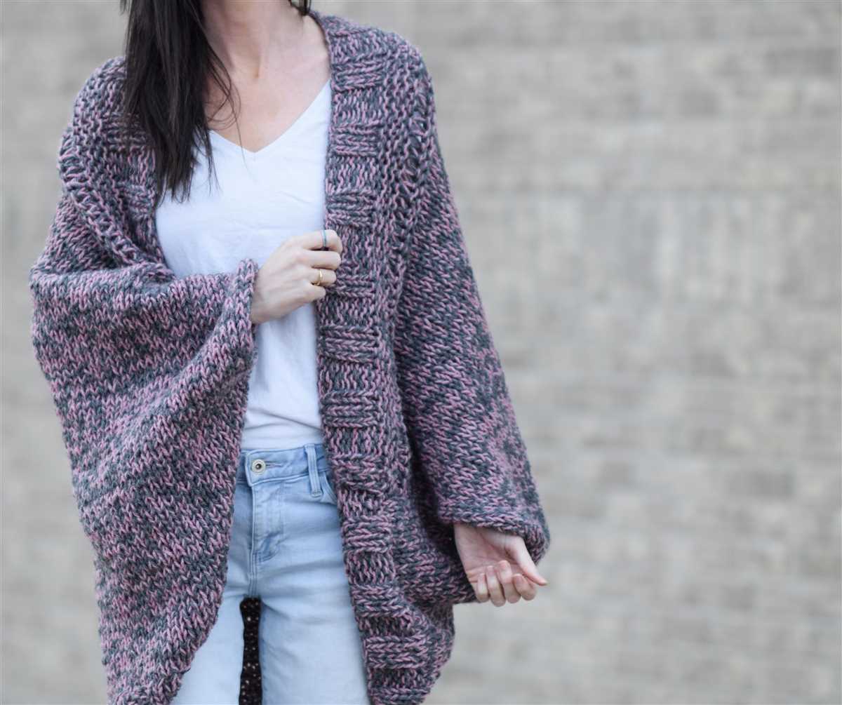 Simple and Free Knitting Pattern for Beginners: Cozy Cardigan