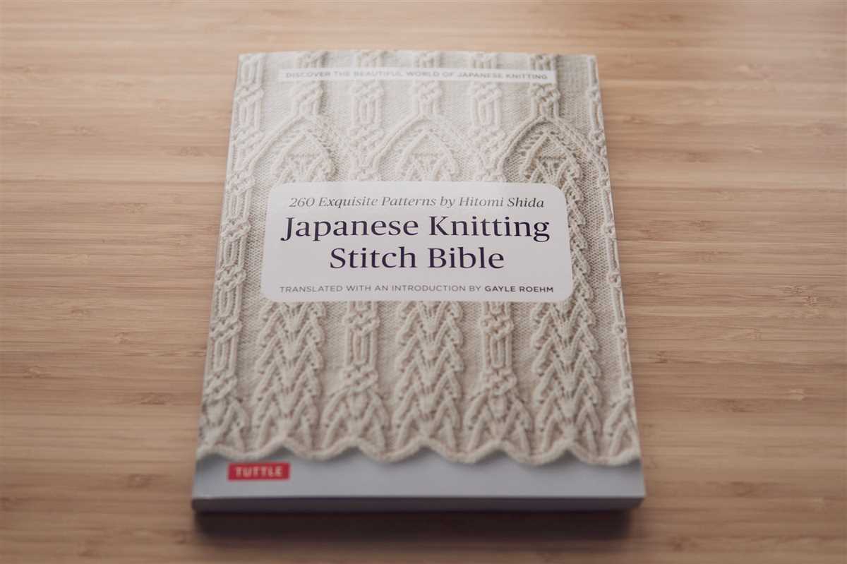 Discover 260 Stunning Patterns in the Japanese Knitting Stitch Bible!